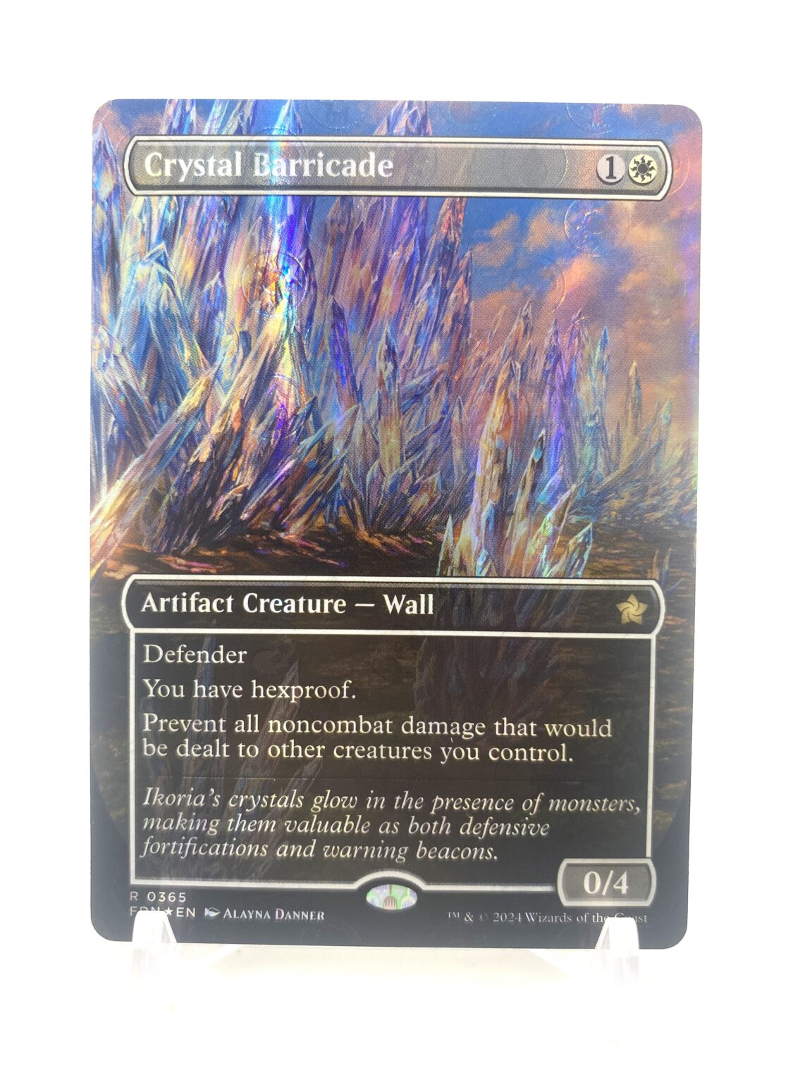 MTGカード紹介！ | 水晶のバリケード/Crystal Barricade(マナ・foil版) | れとろの宝物庫