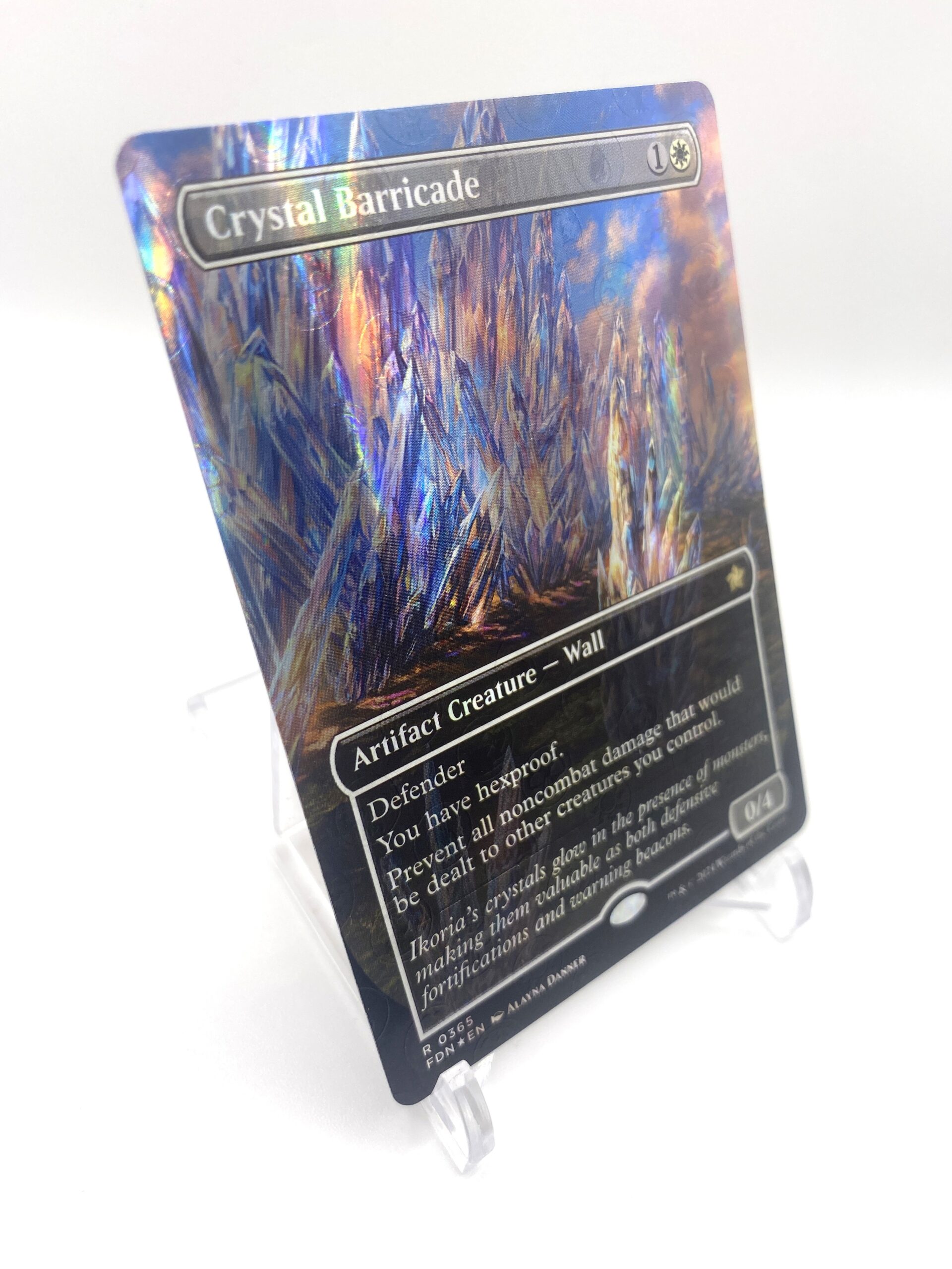 MTGカード紹介！ | 水晶のバリケード/Crystal Barricade(マナ・foil版) | れとろの宝物庫