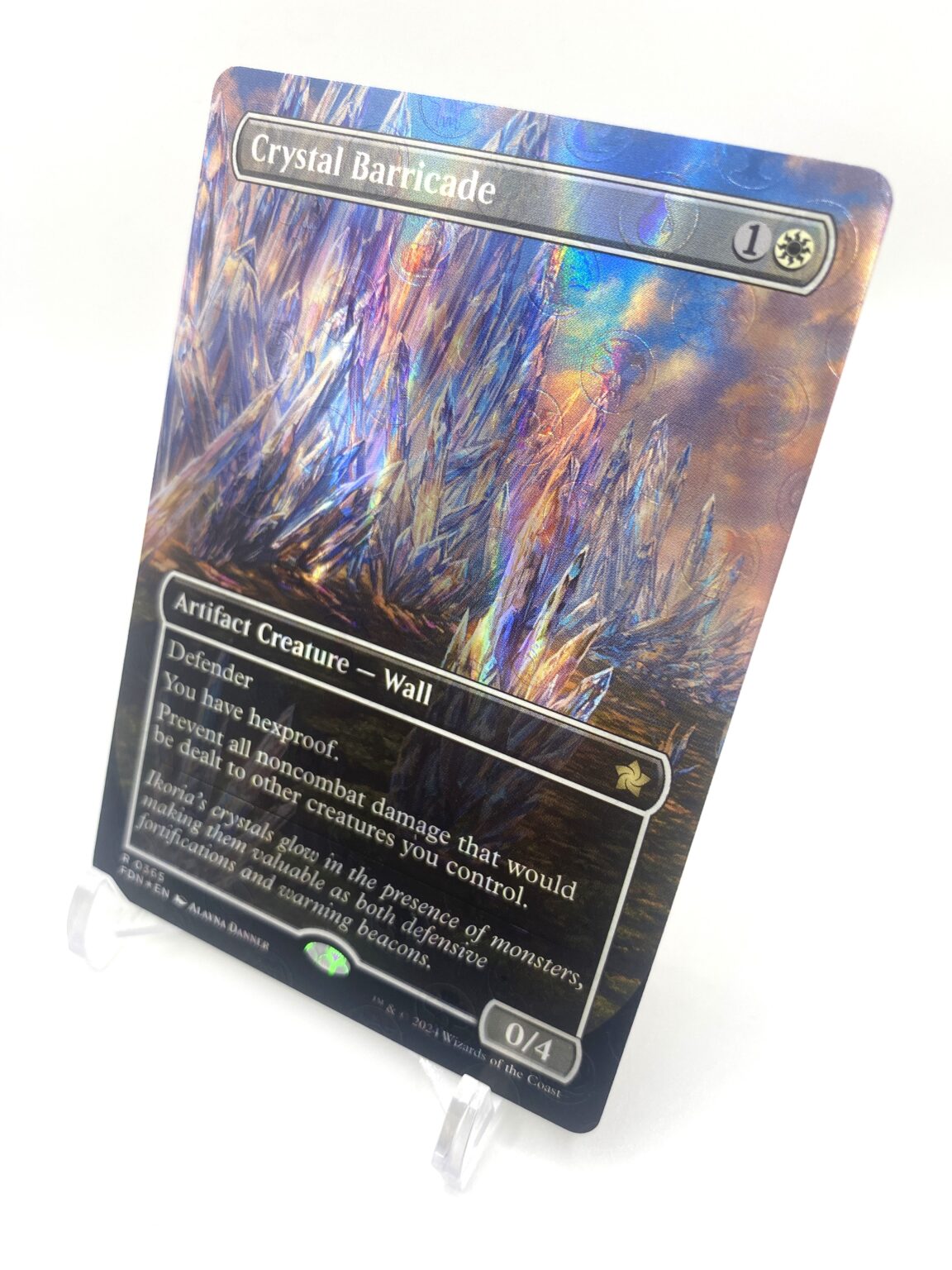 MTGカード紹介！ | 水晶のバリケード/Crystal Barricade(マナ・foil版) | れとろの宝物庫