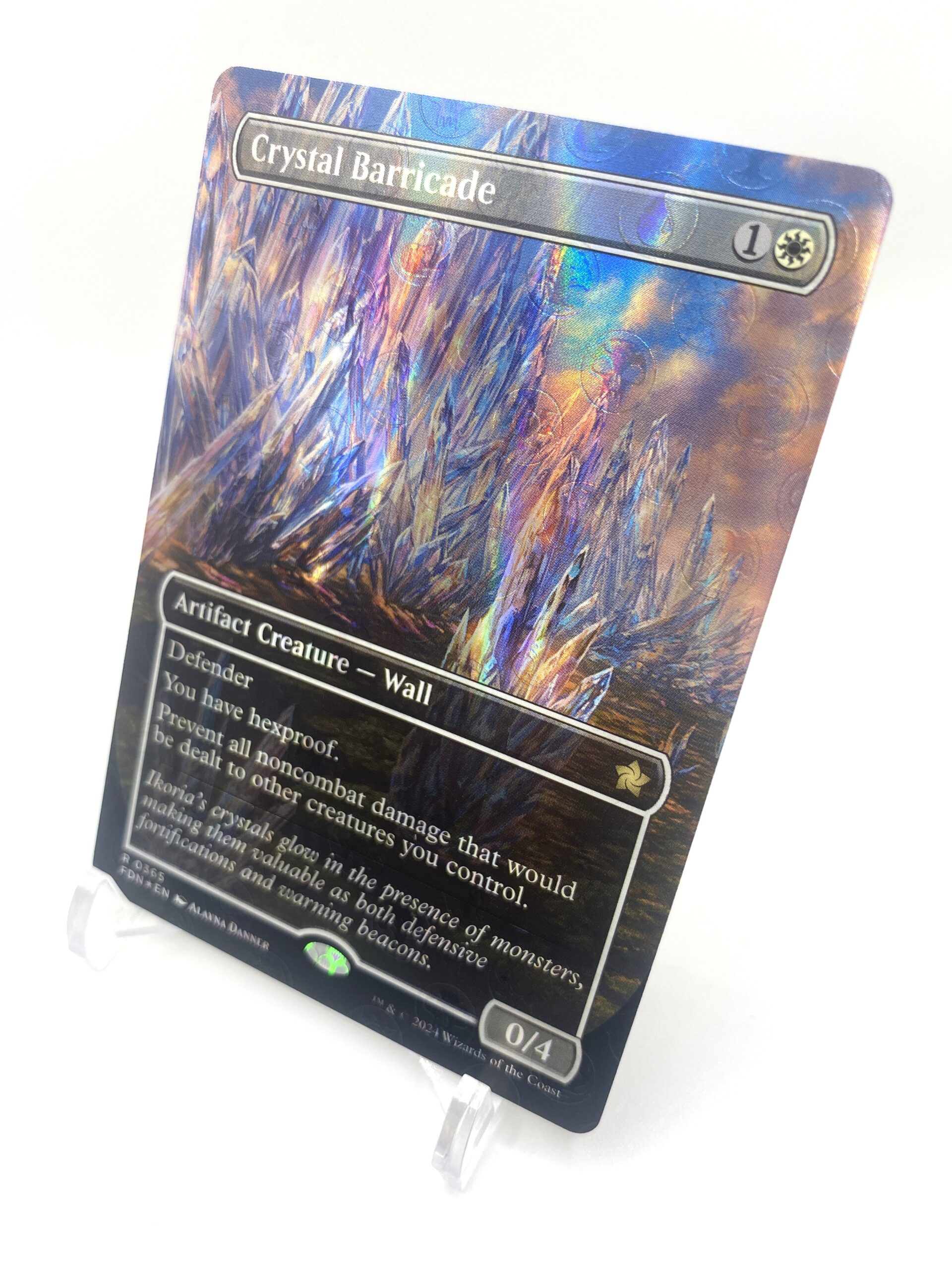 MTGカード紹介！ | 水晶のバリケード/Crystal Barricade(マナ・foil版) | れとろの宝物庫